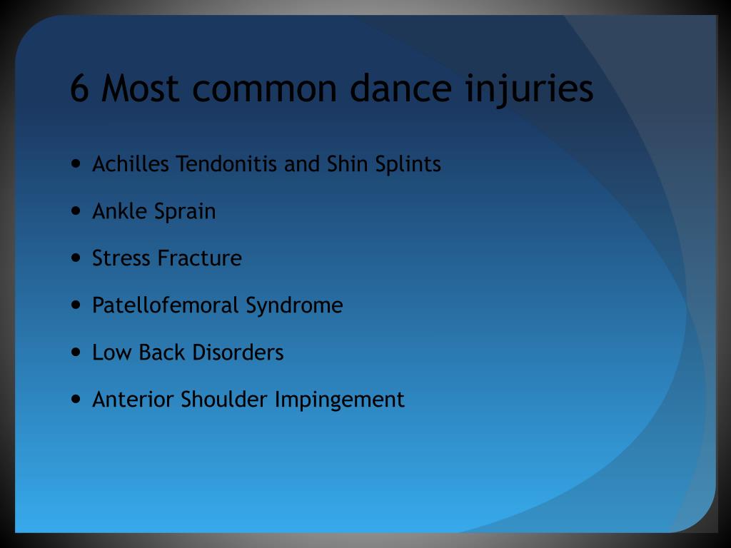 PPT - Injury Prevention and Anatomy for Dancers PowerPoint Presentation ...