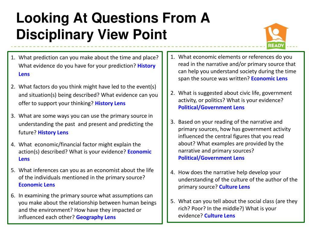 PPT - Disciplinary Literacy: Literacy In The Social Studies Classroom ...
