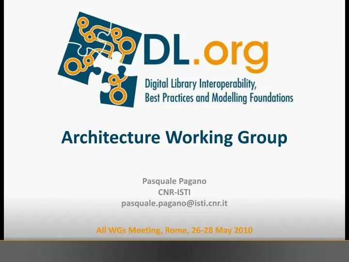 PPT - Architecture Working Group PowerPoint Presentation, free download ...