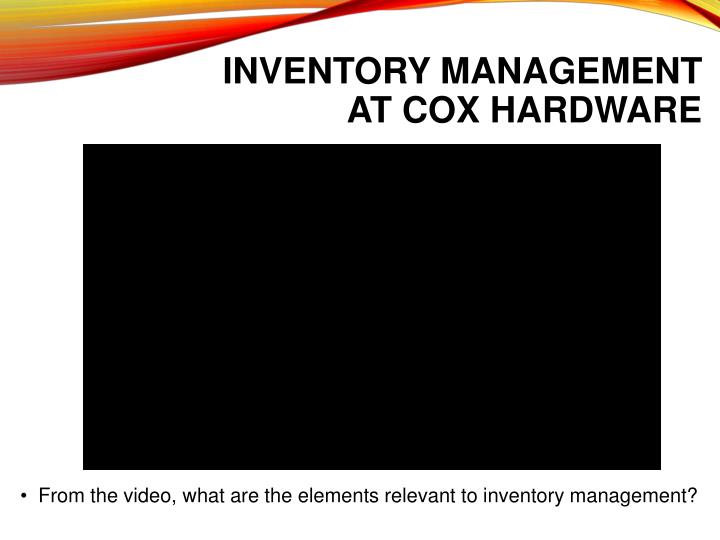 PPT - Inventory Management PowerPoint Presentation - ID:2557534
