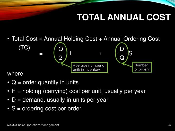PPT - Inventory Management PowerPoint Presentation - ID:2557534