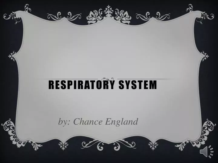 PPT - respiratory system PowerPoint Presentation, free download - ID ...