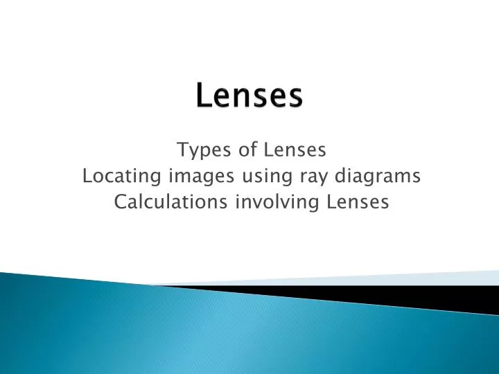 PPT - Lenses PowerPoint Presentation, free download - ID:2558140