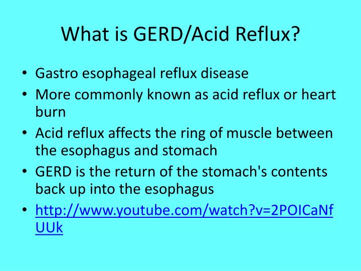 PPT - Acid Reflux/GERD and Its Affect on the Mouth & Body PowerPoint ...