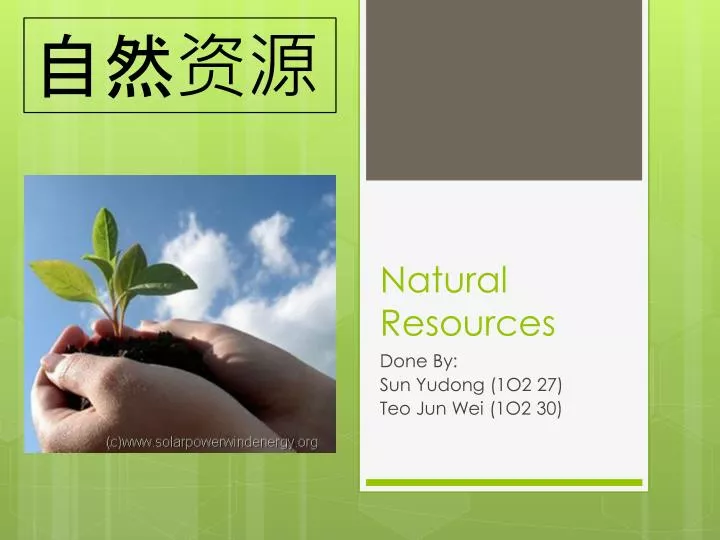 PPT - Natural Resources PowerPoint Presentation, free download - ID:2558575