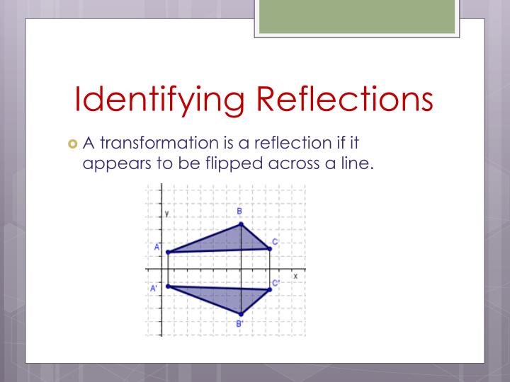 PPT - 9.1 Reflections PowerPoint Presentation - ID:2558675