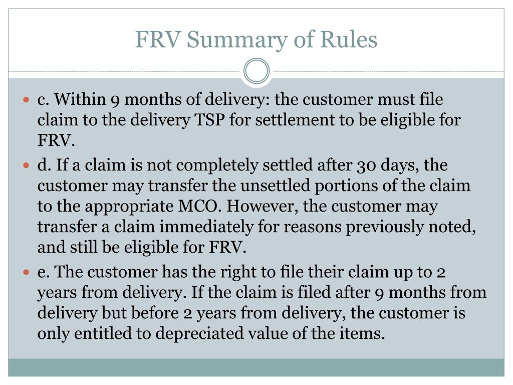 PPT - Household Goods Claims PowerPoint Presentation, free download ...