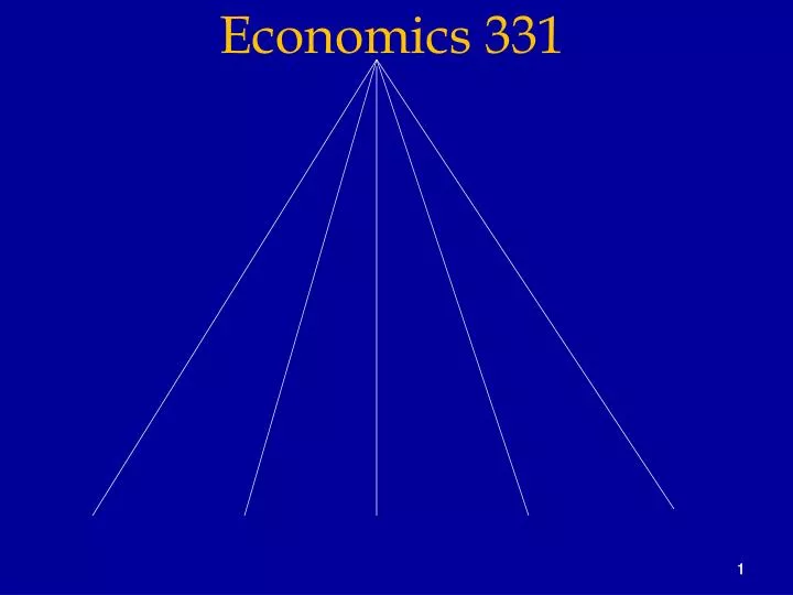 PPT - Economics 331 PowerPoint Presentation, free download - ID:2559019