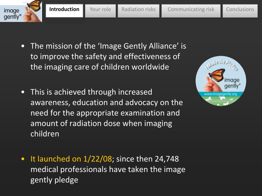 PPT - The Alliance for Radiation Safety in Pediatric Imaging PowerPoint ...