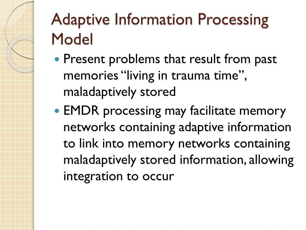 Adaptive Information Processing Model Adaptive Information Processing Model
