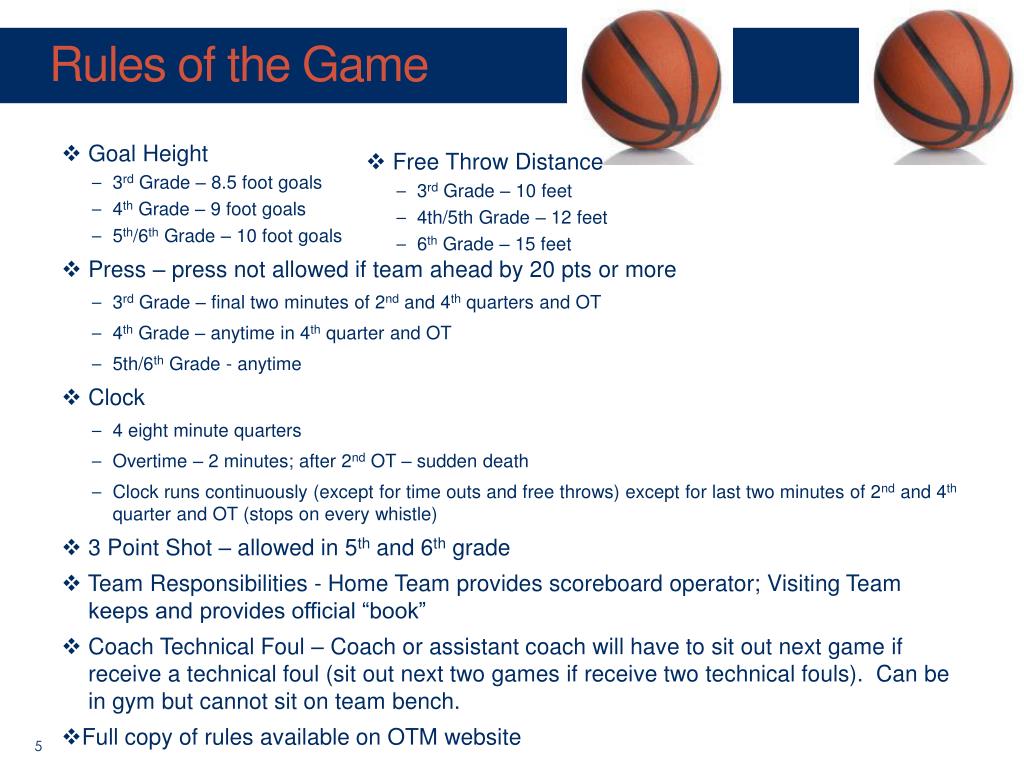 PPT - 2014 girls “over the mountain” basketball league PowerPoint ...