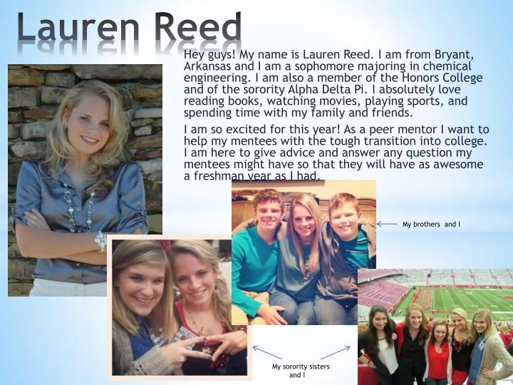 PPT - Lauren Reed PowerPoint Presentation, free download - ID:2559758