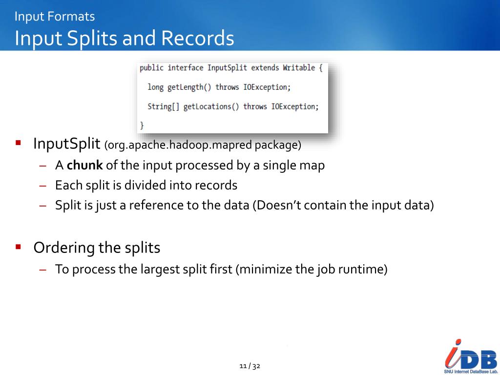 Ppt Oreilly Hadoop The Definitive Guide Ch7 Mapreduce Types And Formats Powerpoint