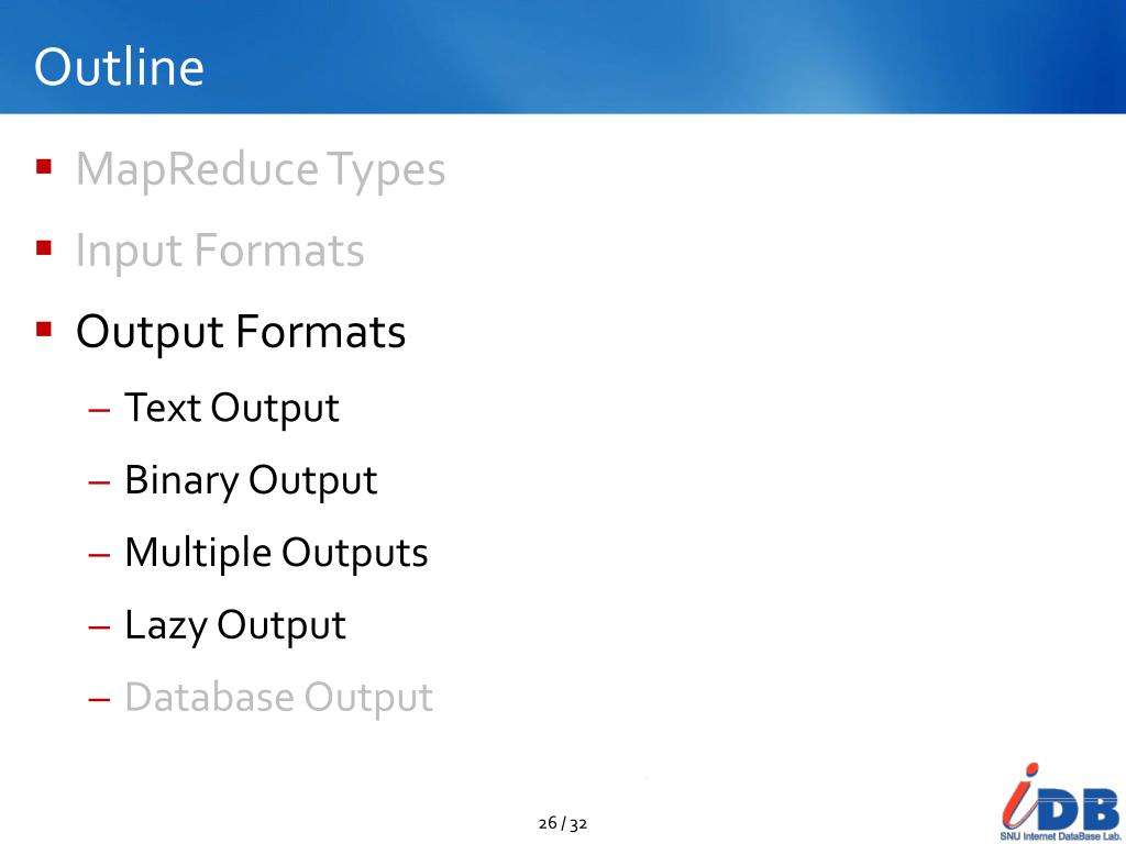 Ppt Oreilly Hadoop The Definitive Guide Ch7 Mapreduce Types And Formats Powerpoint