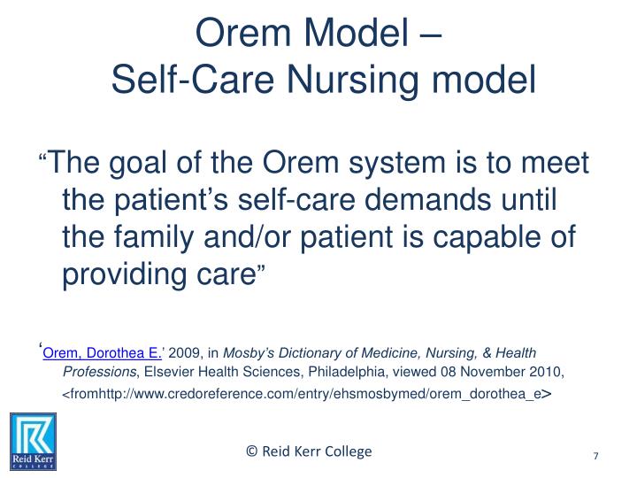 PPT - NURSING MODELS PowerPoint Presentation - ID:2559962