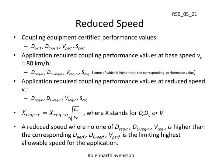 PPT - Reduced Speed PowerPoint Presentation, free download - ID:2559997