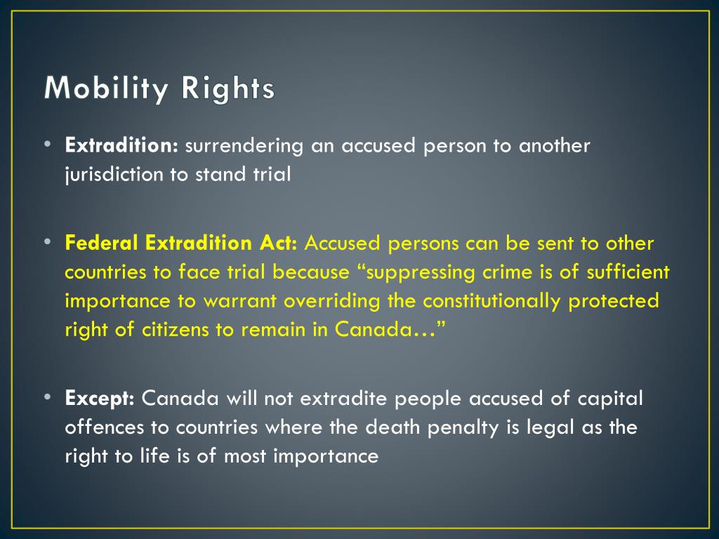 PPT - The Canadian Charter of Rights and Freedoms PowerPoint ...