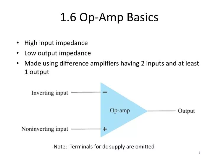 Op Amp Basics Tutorial