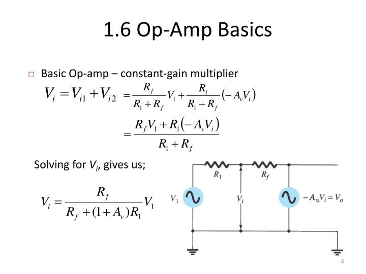 PPT - 1.6 Op-Amp Basics PowerPoint Presentation - ID:2560055