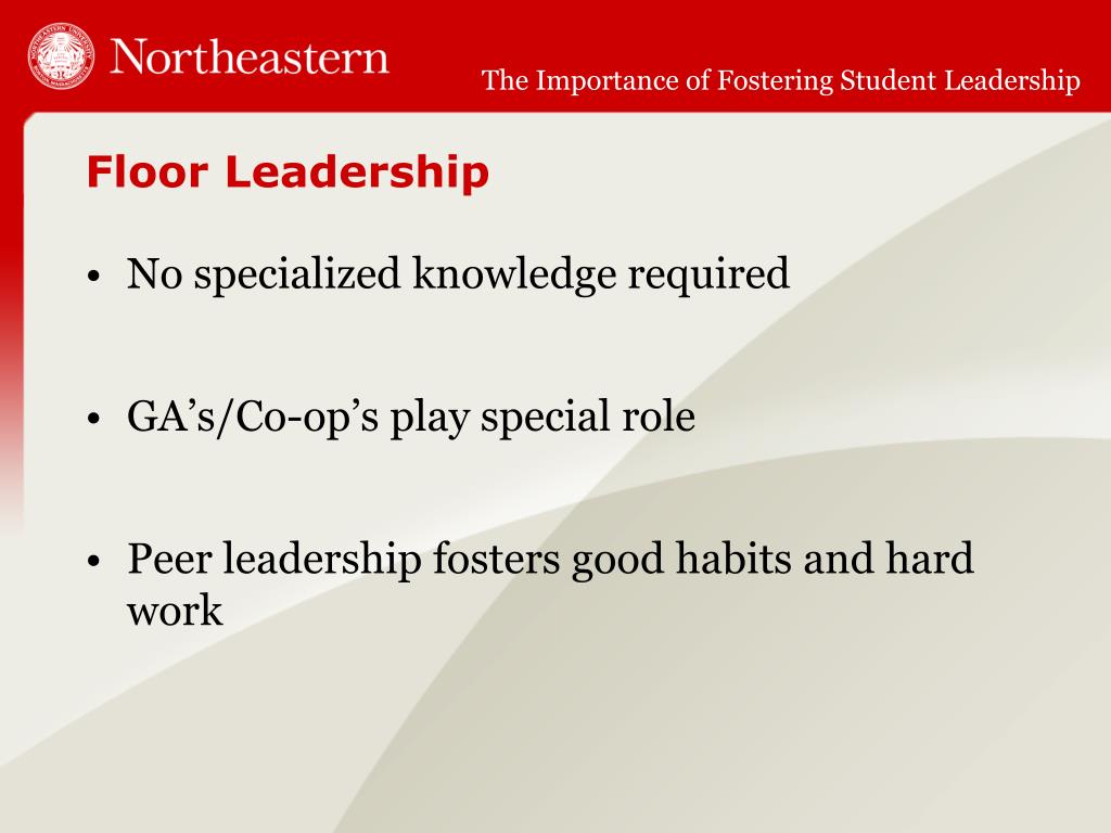 PPT - The Importance of Fostering Student Leadership PowerPoint ...