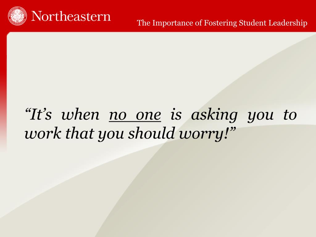 PPT - The Importance of Fostering Student Leadership PowerPoint ...