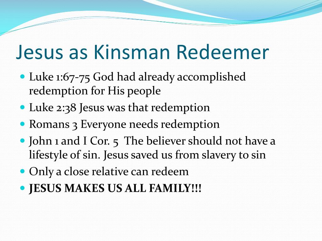 Ppt Kinsman Redeemer Powerpoint Presentation Free Download Id 2560841