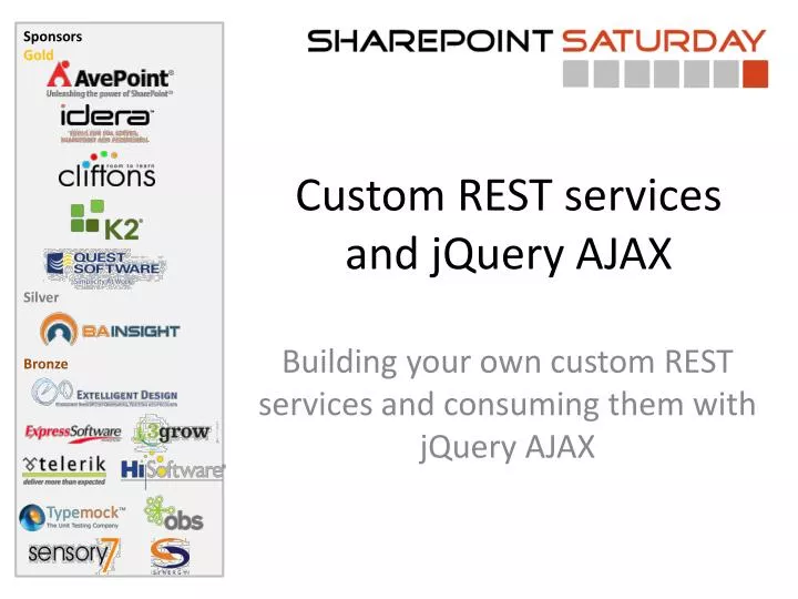 PPT - Custom REST services and jQuery AJAX PowerPoint Presentation ...
