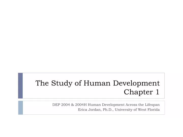 PPT - The Study of Human Development Chapter 1 PowerPoint Presentation - ID:2561373