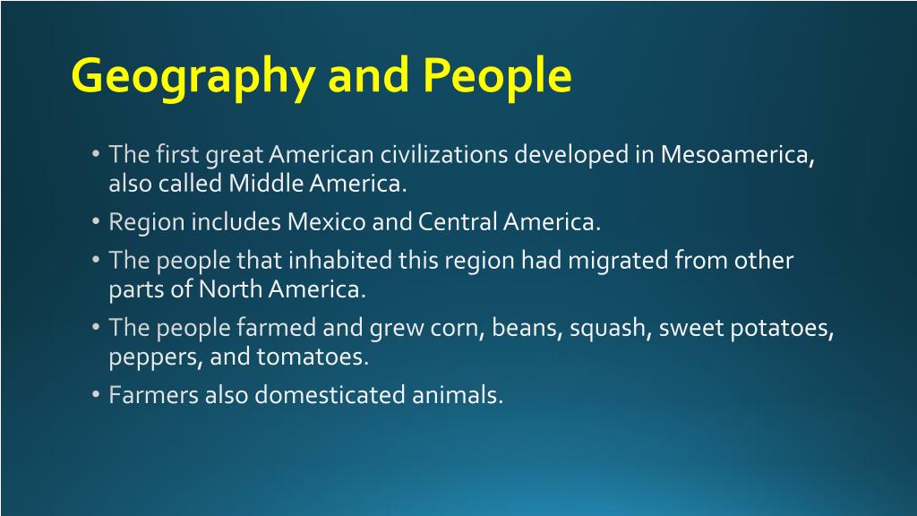 PPT - Gente de Maiz: Meso-American Civilizations PowerPoint ...
