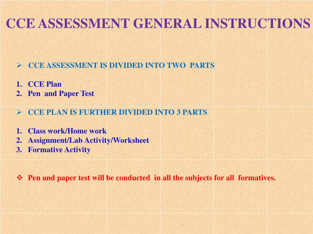 PPT - INDIAN SCHOOL SOHAR CCE ASSESSMENT CLASSES VI - VIII SESSION 2014 ...