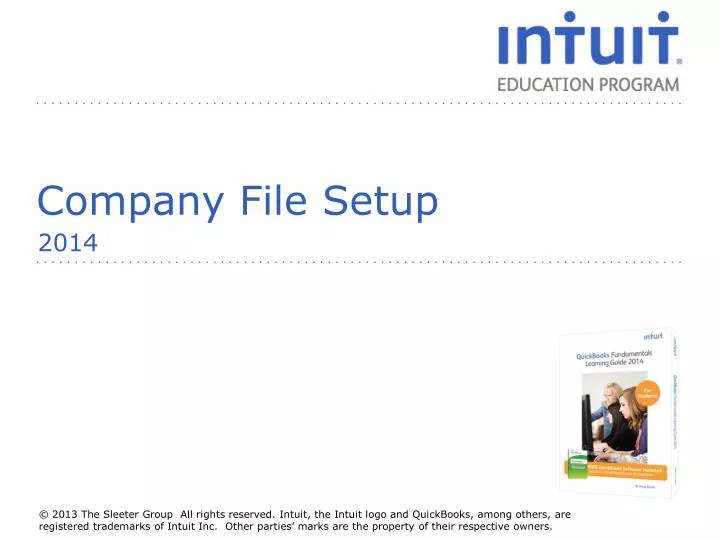 PPT - Company File Setup PowerPoint Presentation, free download - ID ...