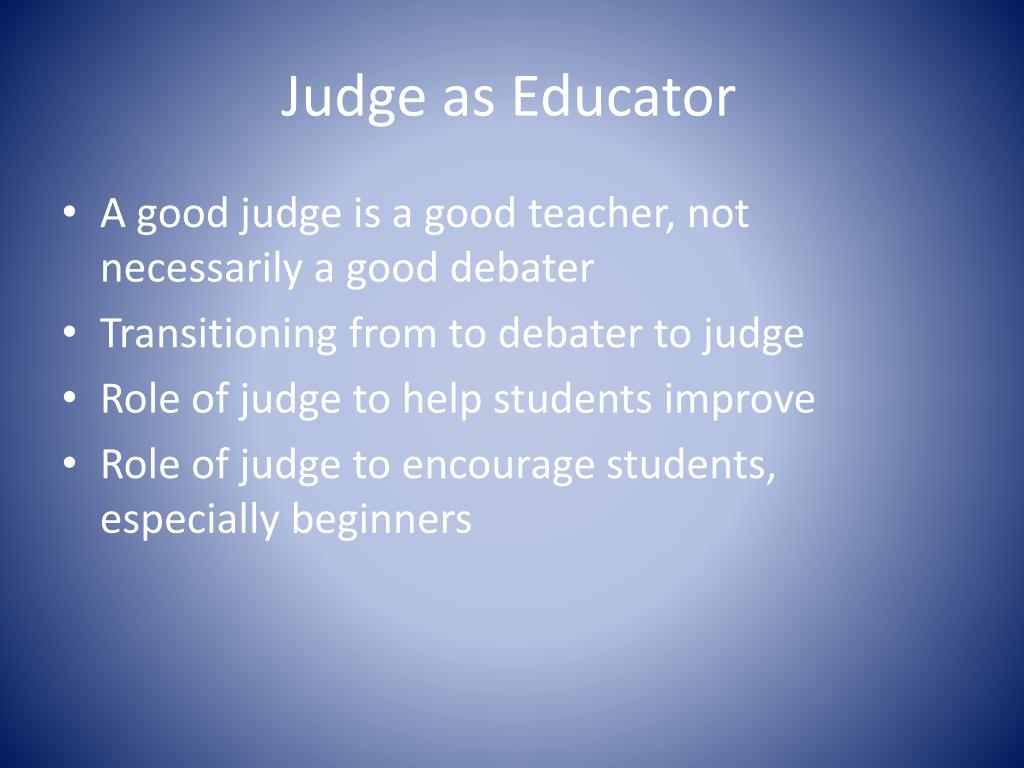 PPT - Judging British Parliamentary Debate PowerPoint Presentation ...