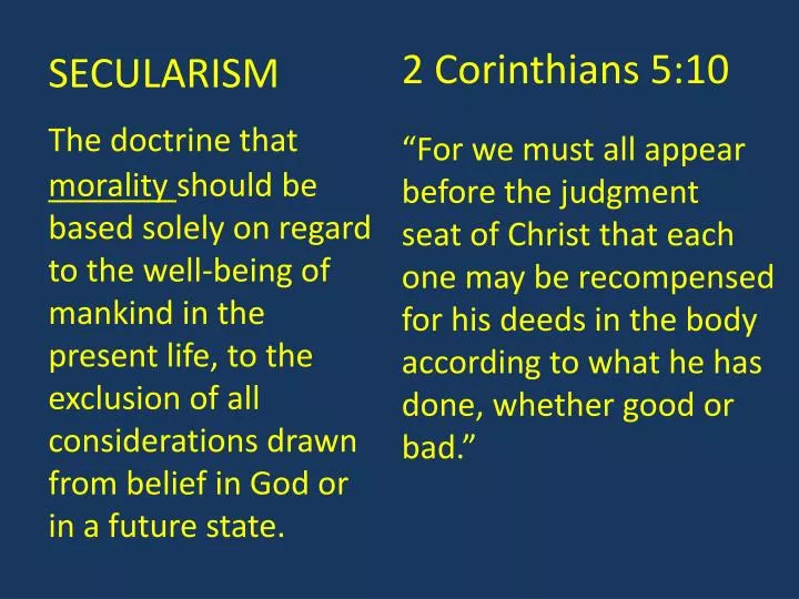 PPT - SECULARISM PowerPoint Presentation, free download - ID:2563372