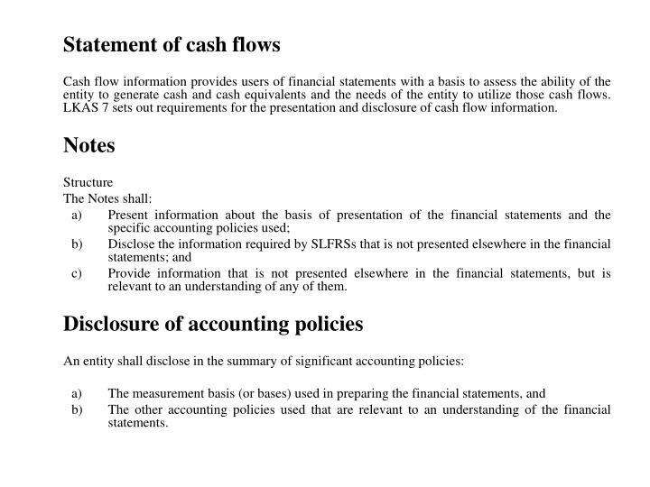 PPT - LKAS 01 PRESENTATION OF FINANCIAL STATEMENTS PowerPoint ...
