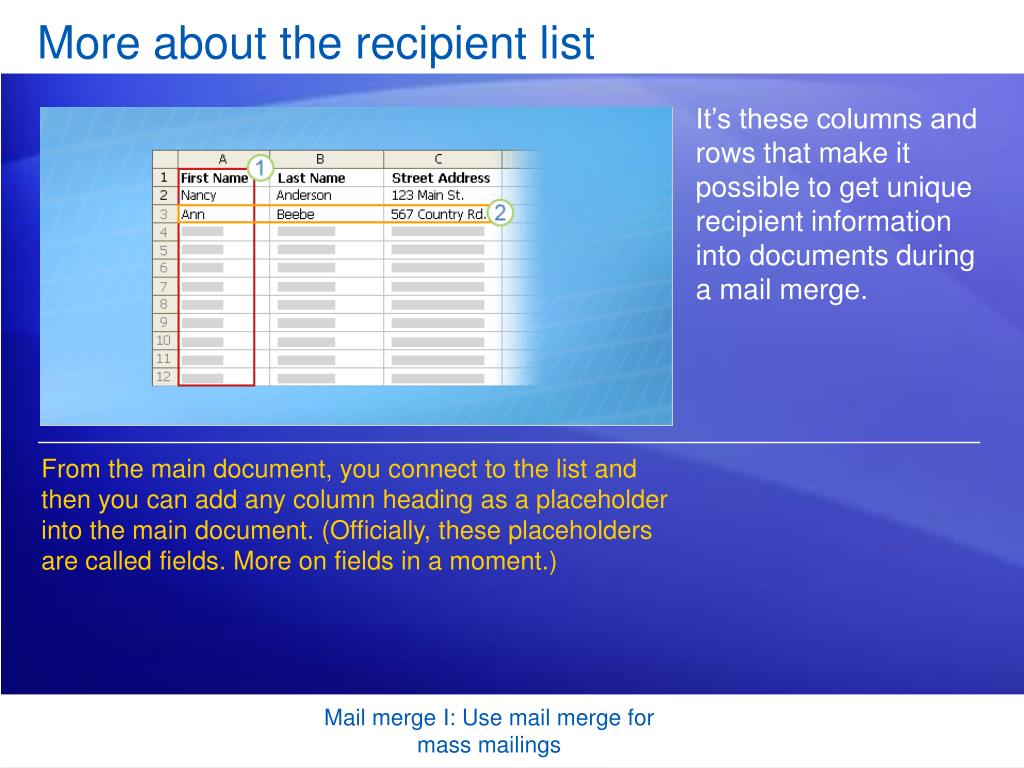 PPT - Set up your recipient list PowerPoint Presentation, free download ... PPT - Set up your recipient list PowerPoint Presentation, free download ...