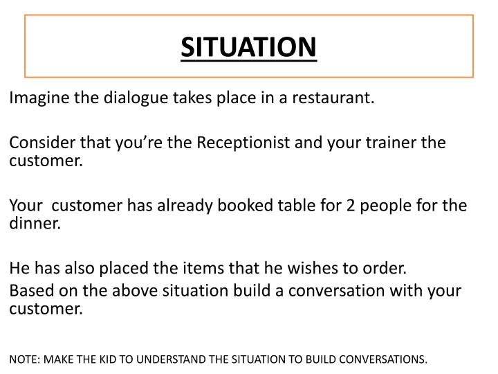 PPT - BOOKING TABLE (AT RESTAURANT) PowerPoint Presentation - ID:2564865