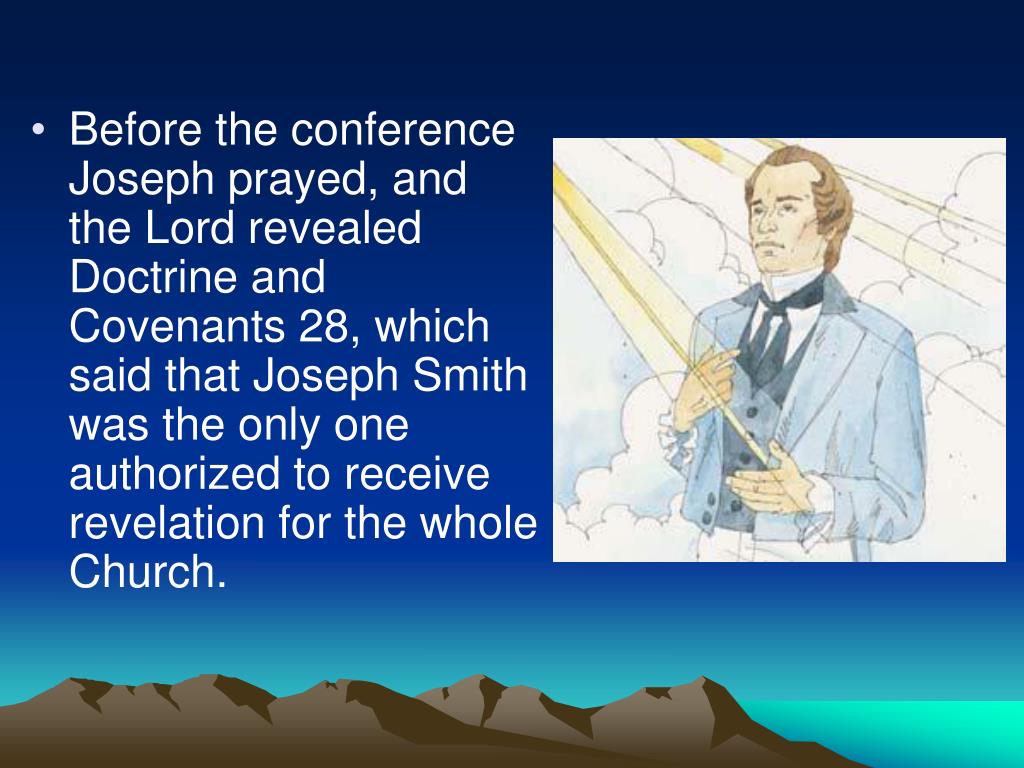 PPT - Lesson 15: The Prophet Receives Revelation for the Church ...