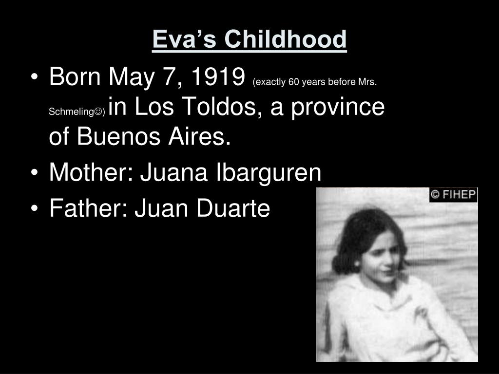 PPT - The Life of María Eva Duarte de Perón PowerPoint Presentation ...