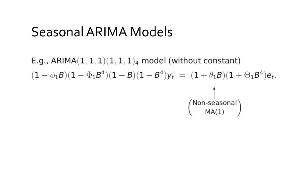 PPT - Seasonal ARIMA PowerPoint Presentation, free download - ID:2566126 PPT - Seasonal ARIMA PowerPoint Presentation, free download - ID:2566126