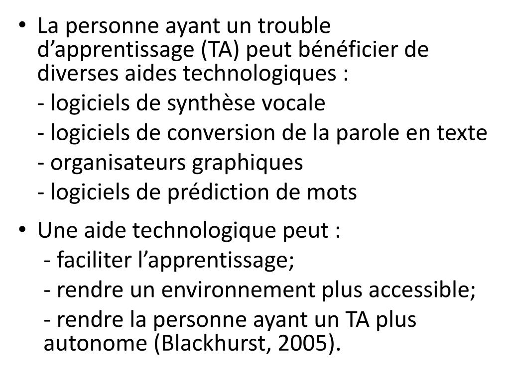 PPT - Congrès du printemps de la LDANL sur les troubles d’apprentissage ...