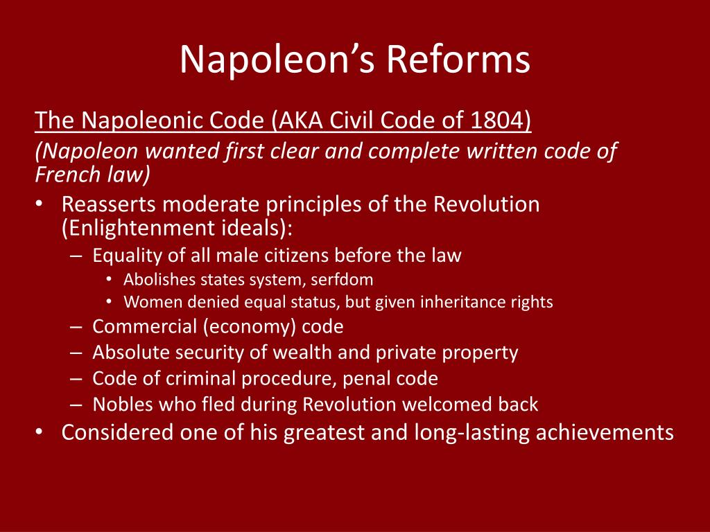 PPT - Napoleon's Impact on Europe: Wars, Reforms, and Nationalism ...