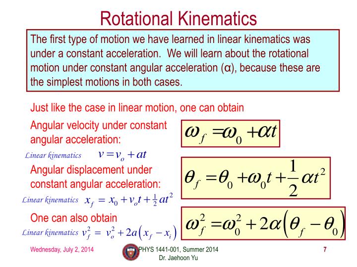 PPT - PHYS 1441 – Section 001 Lecture #16 PowerPoint Presentation - ID ...