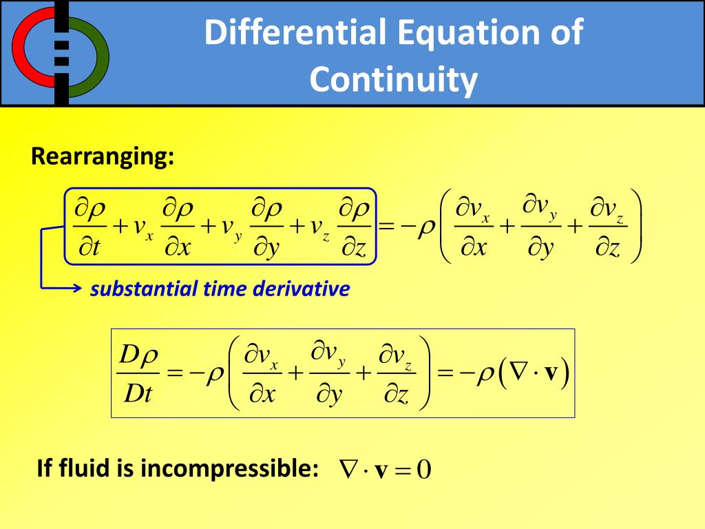 PPT - Equations of Continuity PowerPoint Presentation, free download ... PPT - Equations of Continuity PowerPoint Presentation, free download ...