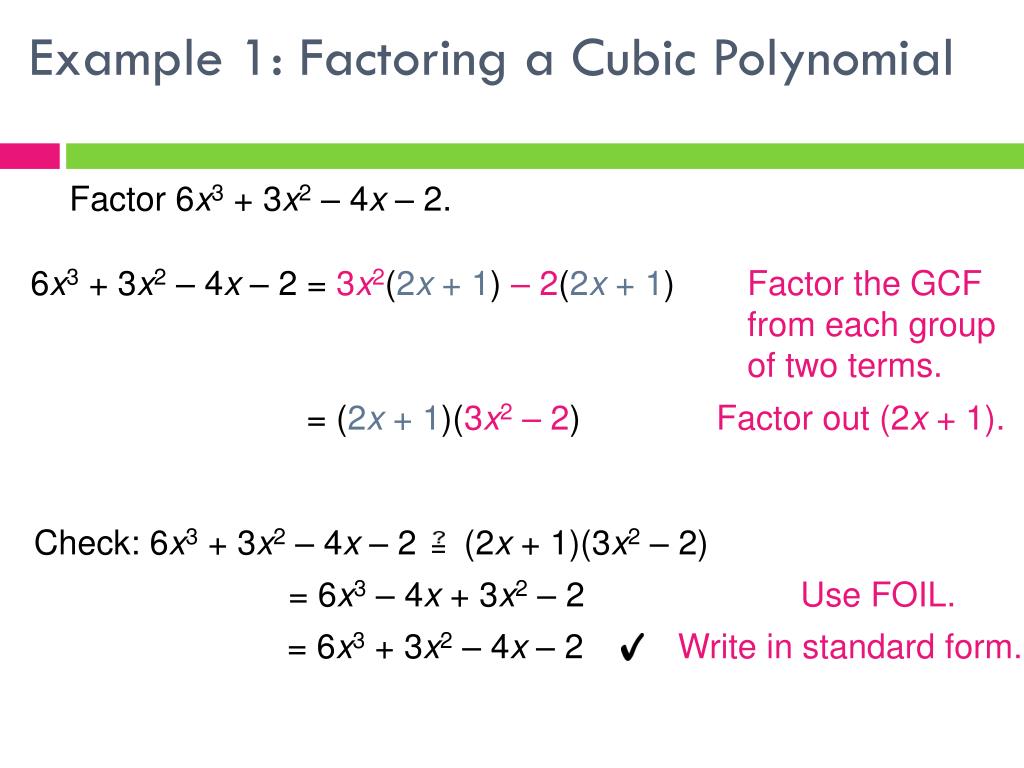 PPT 8 8 Factoring By Grouping PowerPoint Presentation Free Download 