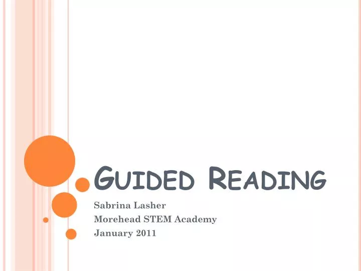 PPT - Guided Reading PowerPoint Presentation, free download - ID:2568064