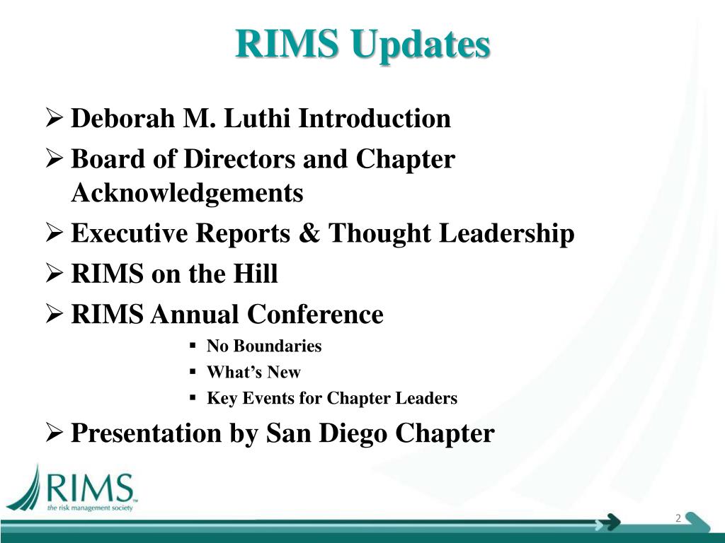 PPT - RIMS Chapter Presidents Webinar February 14, 2012 PowerPoint ...