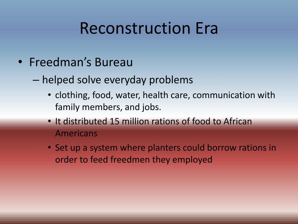 PPT - 1863 – 1877 United State of America PowerPoint Presentation, free ...