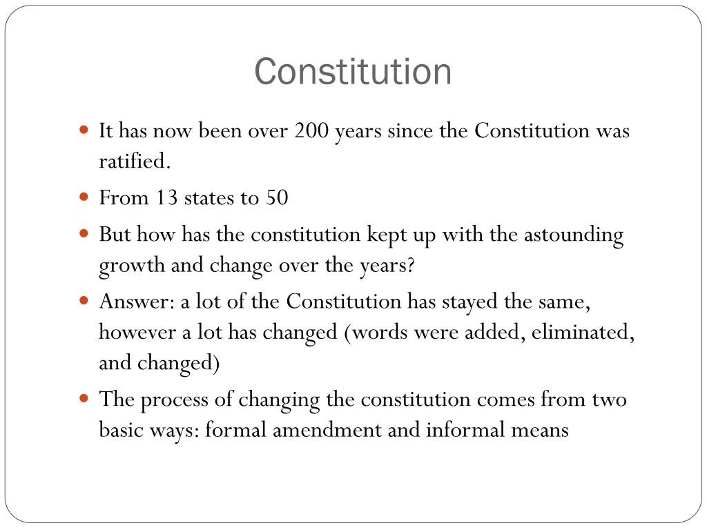 PPT - “The Supreme Law of the Land” PowerPoint Presentation, free ...