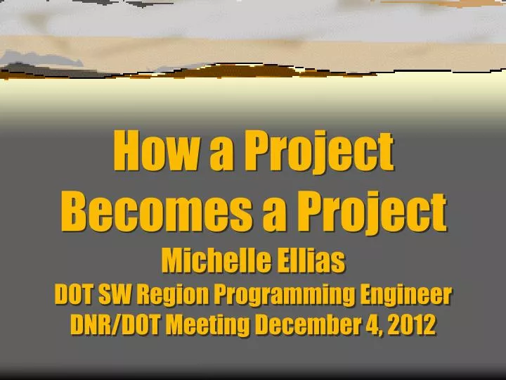 PPT - DOT Planning & Programming PowerPoint Presentation, free download ...