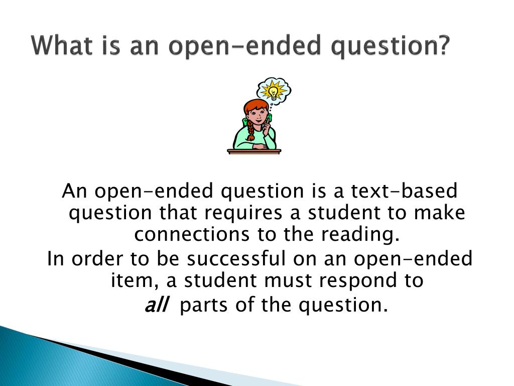 PPT - Information about PSSA Open-ended Questions for all subjects ...